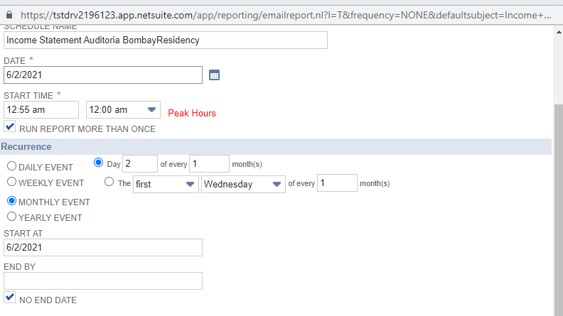 Enable Income Statements in Oracle NetSuite – Auditoria.ai