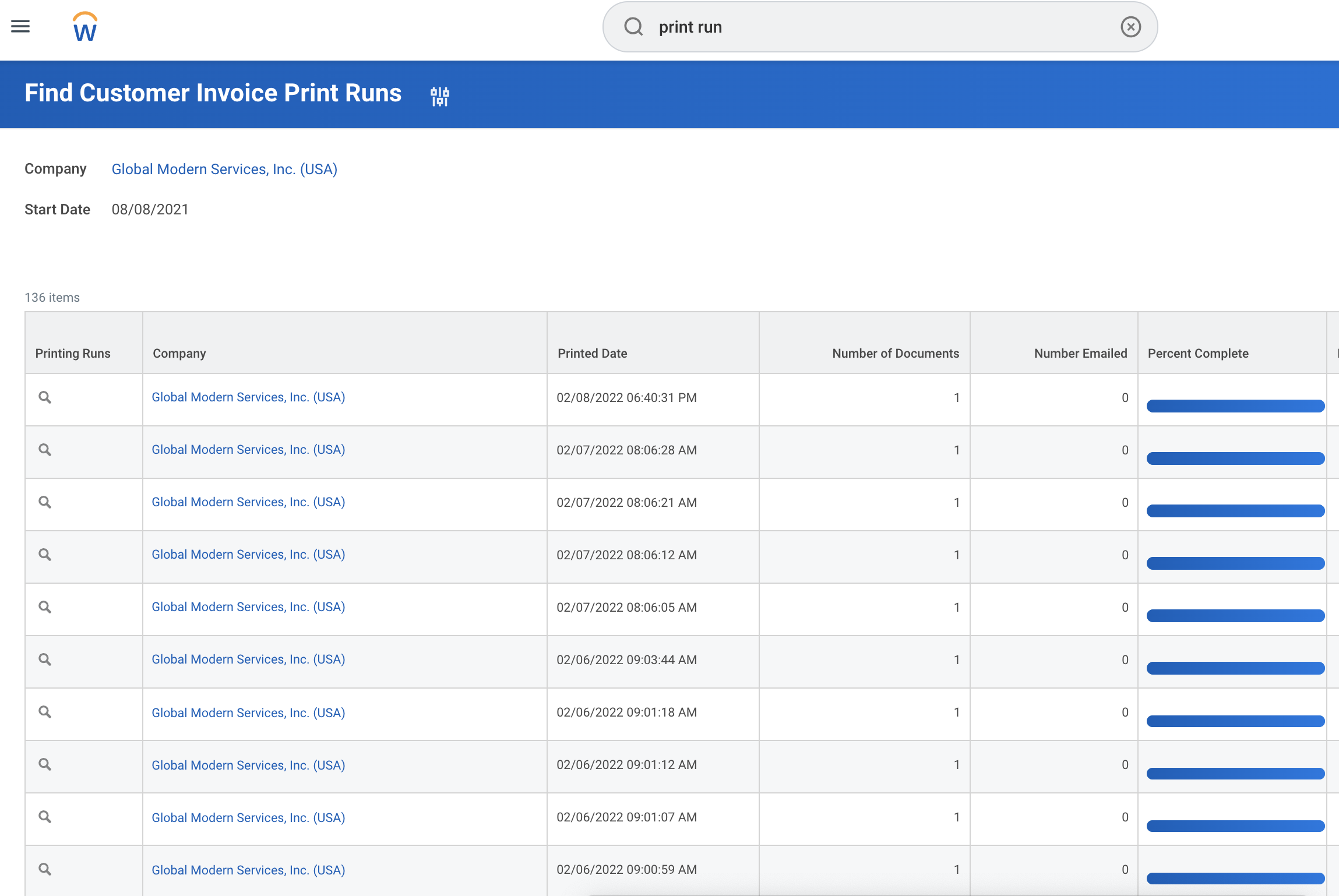Retrieve Initial Open Invoice PDFs in Workday – Auditoria.ai