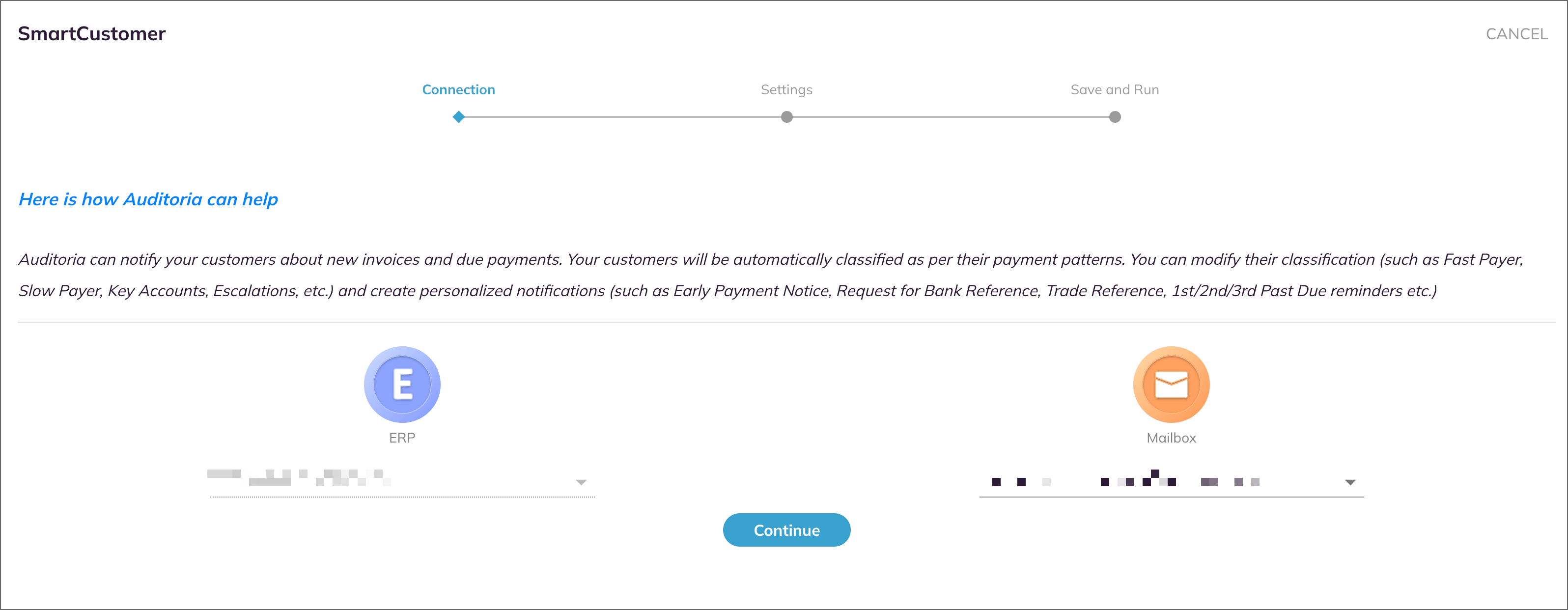 Connection – Auditoria.ai