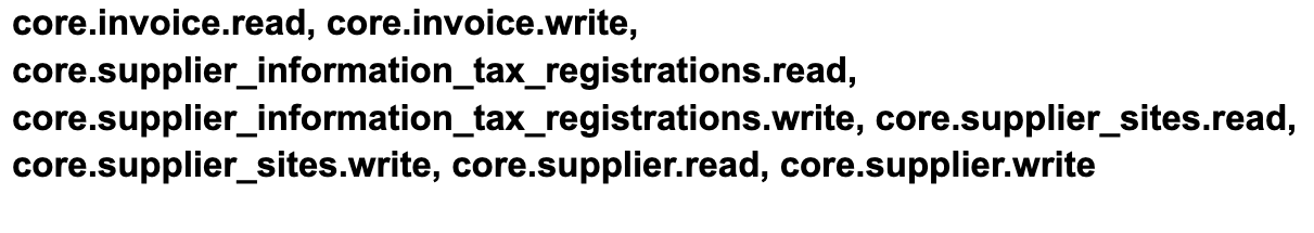 Coupa Connection Settings – Auditoria.ai