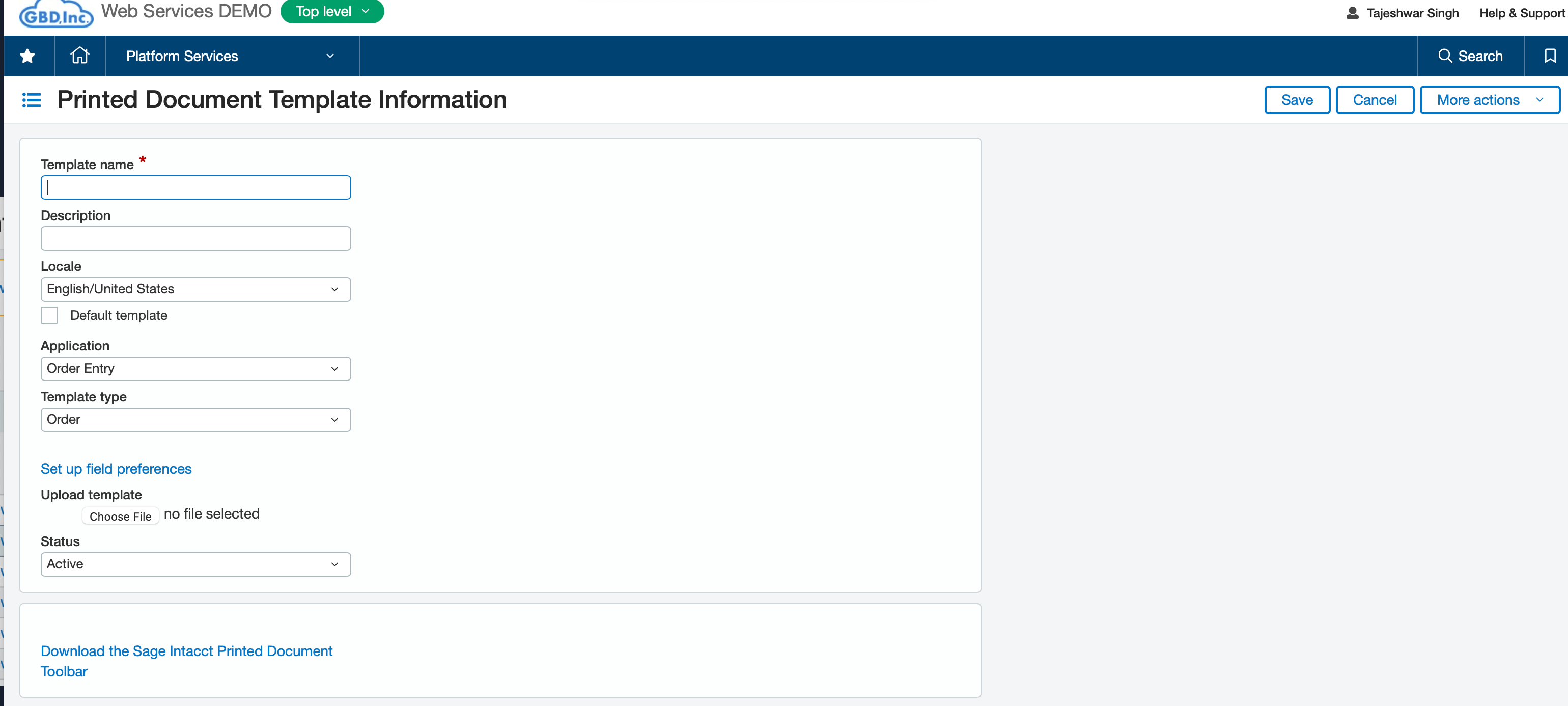 Set Up Custom PDF Template for Invoices – Auditoria.ai